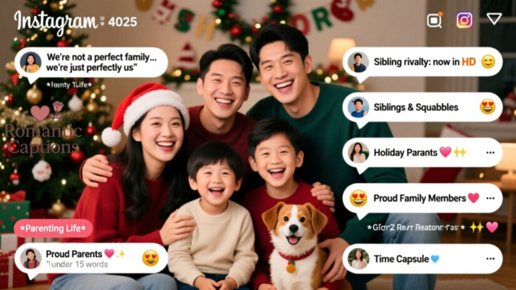 485+ Family Photo Captions for Instagram 2025 Heartwarming, Funny ...