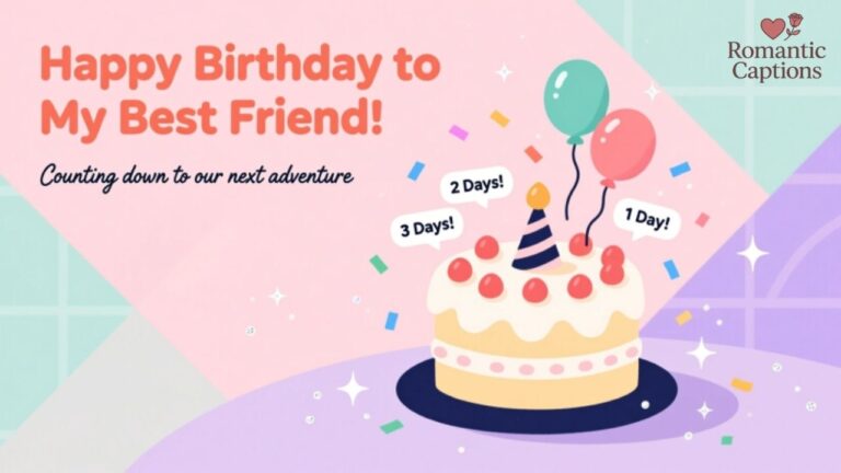 260+ Heart-Touching Birthday Captions for Best Friend 2025